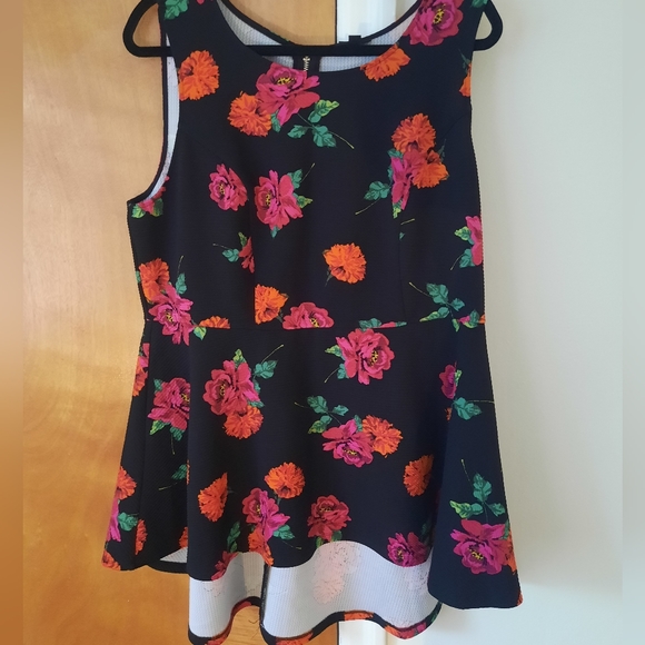 torrid | Tops | Torrid Size 2 High Low Tunic Top Bold Colors | Poshmark